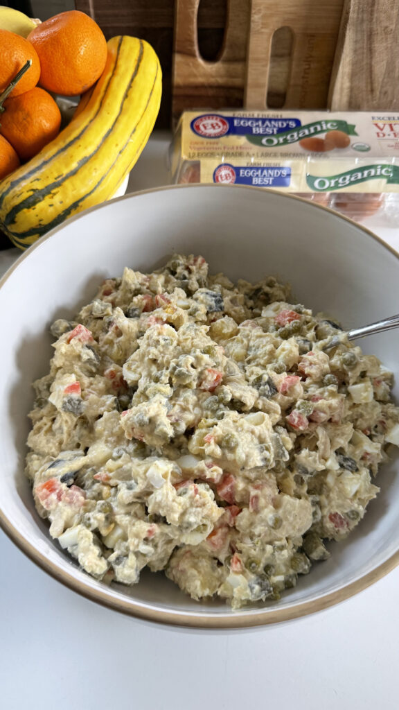 Olovieh Salad (Persian-Style Chicken & Egg Salad) - yours truly, Ani
